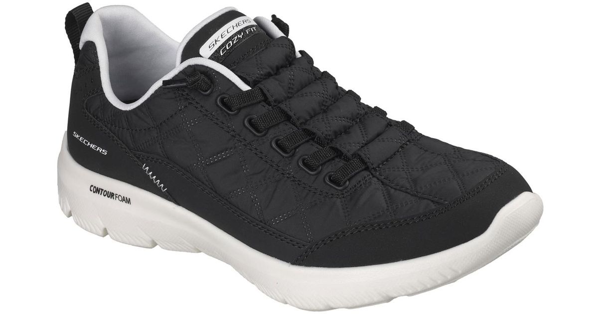Skechers Summits Contour Foam in Black | Lyst