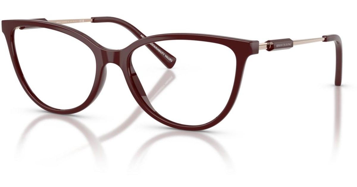 ARMANI EXCHANGE Cat Eye Eyeglasses | Lyst