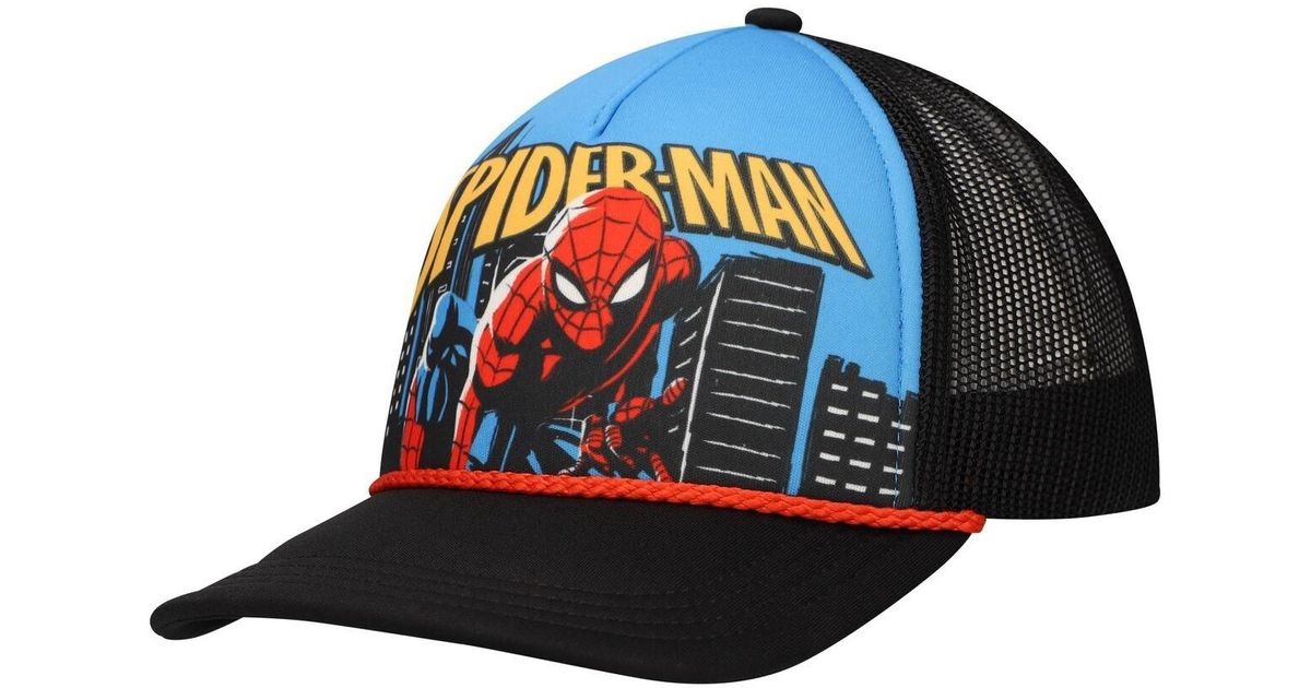 Lids Big Boys And Girls Spider-man Foam Trucker Adjustable Hat in Blue ...