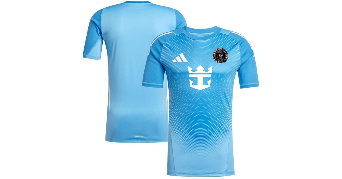 adidas Inter Miami Cf 2025 Goalkeeper Jersey in Blue for Men | Lyst