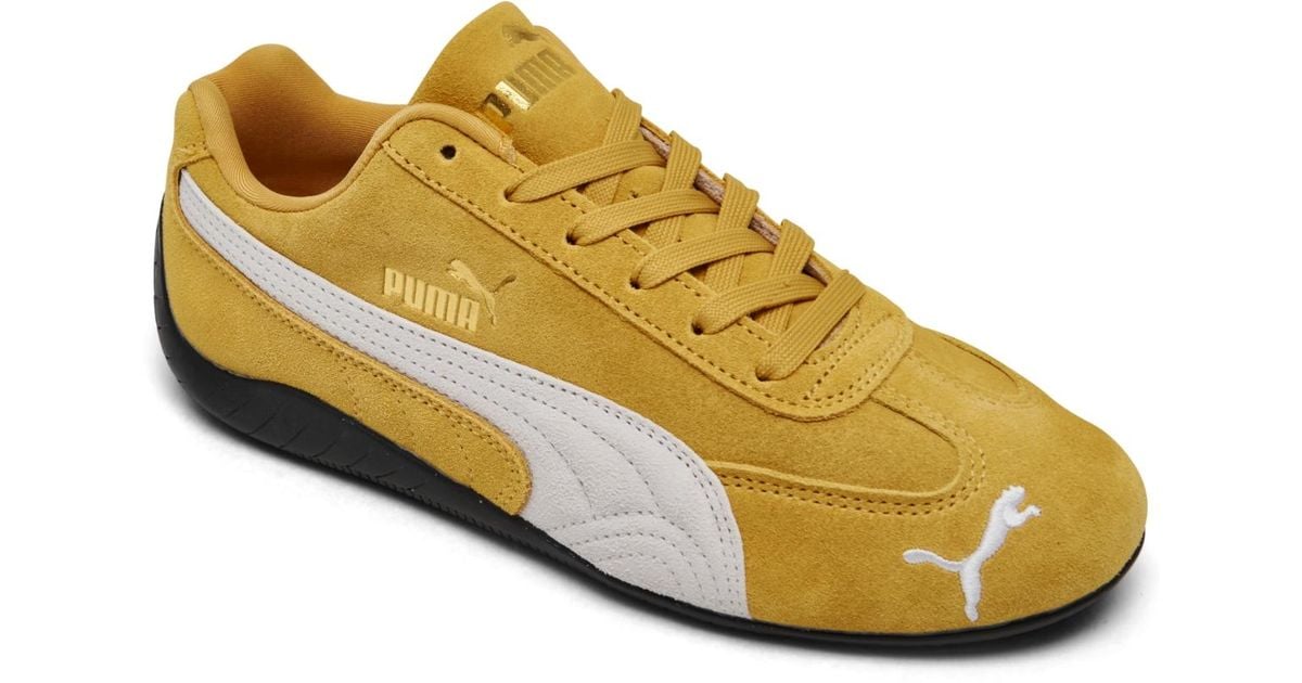 PUMA Speedcat Og Running Sneakers From Finish Line in Yellow | Lyst