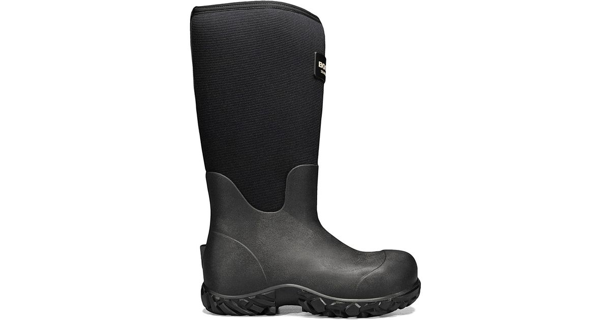 Bogs Workman 17 Composite Toe Boot in Black for Men | Lyst