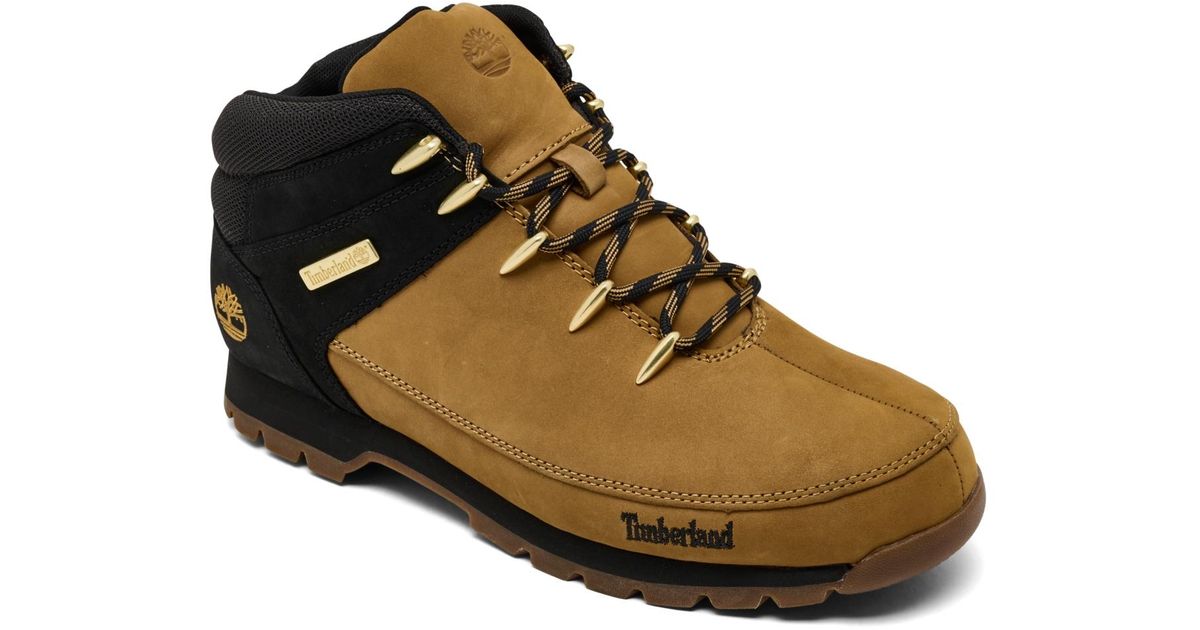 Timberland Euro Sprint Hiker Boots From Finish Line in Brown for Men | Lyst