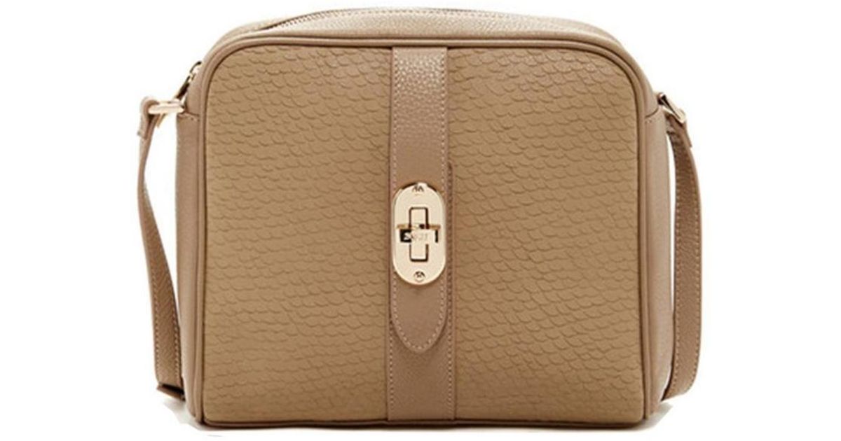 Susu Beige Leather Crossbody Bag Medium Size S Purse in Natural | Lyst
