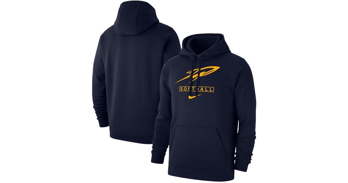 Nike Toledo Rockets Softball Club Fleece Pullover Hoodie in Blue for ...
