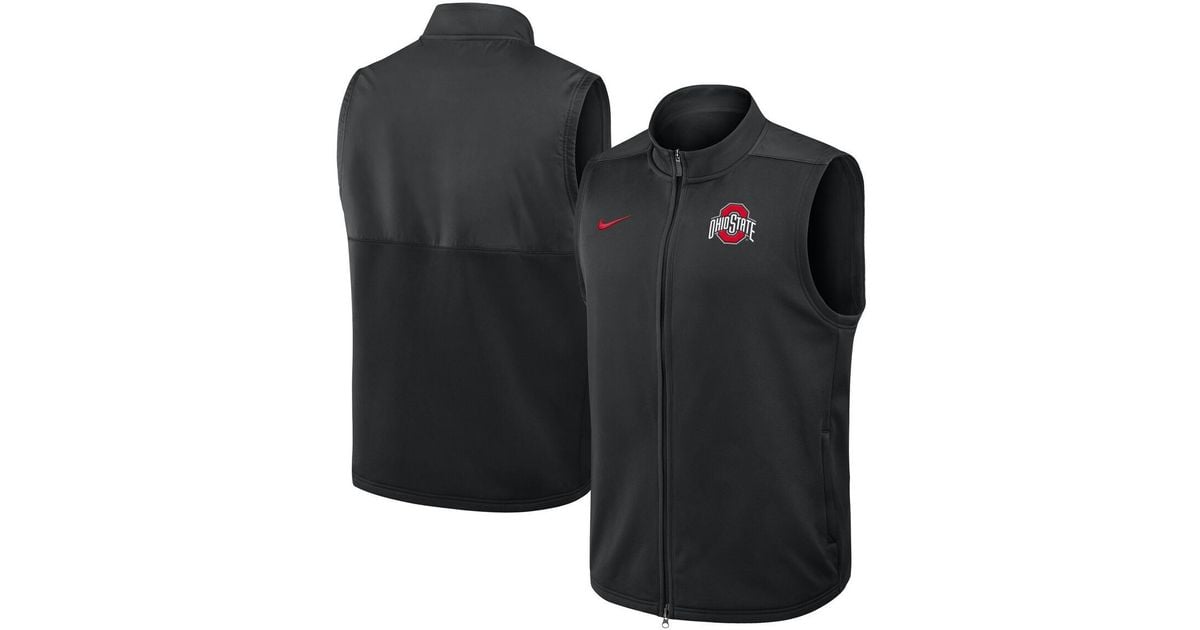 Nike Ohio State Buckeyes Primetimeâ Victory Performance Full-zip Vest ...
