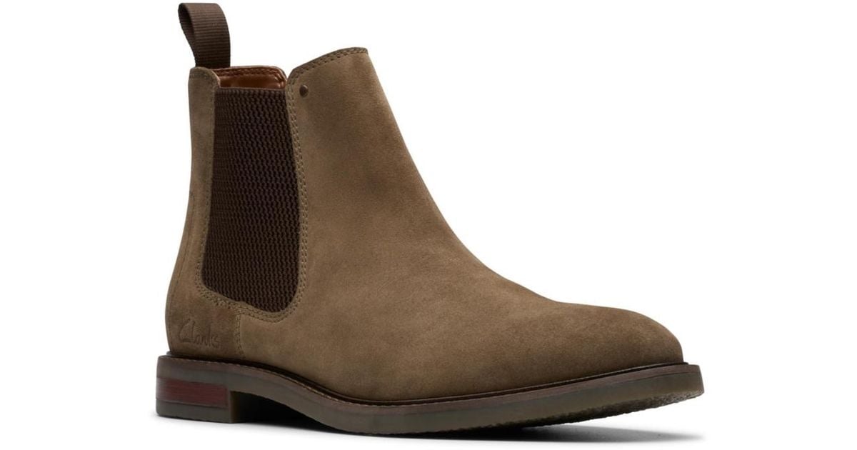Clarks Collection Jaxen Easy Boots in Brown for Men | Lyst