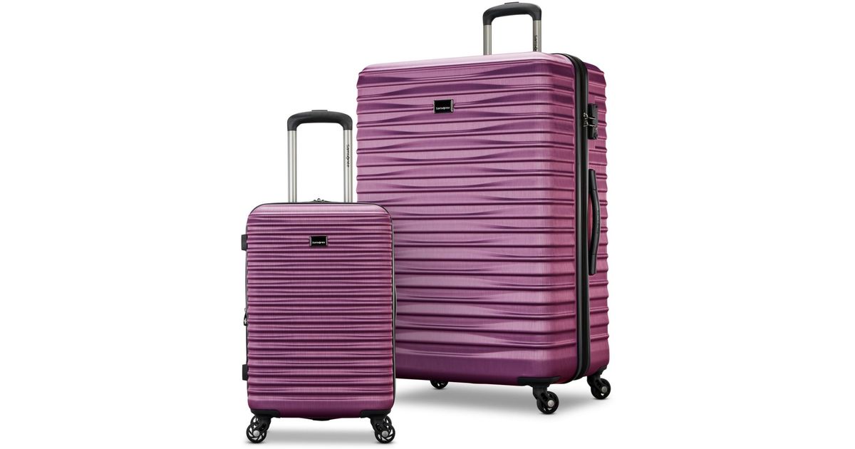 Samsonite Uptempo Lux 2-pc. Hardside luggage Set in Purple | Lyst