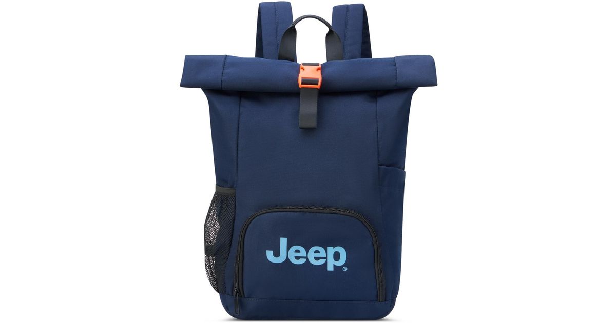 Jeep Rolltop Backpack in Blue | Lyst