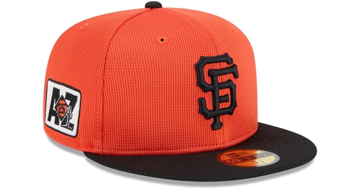 KTZ San Francisco Giants 2025 Spring Training 59fifty Fitted Hat in Red ...