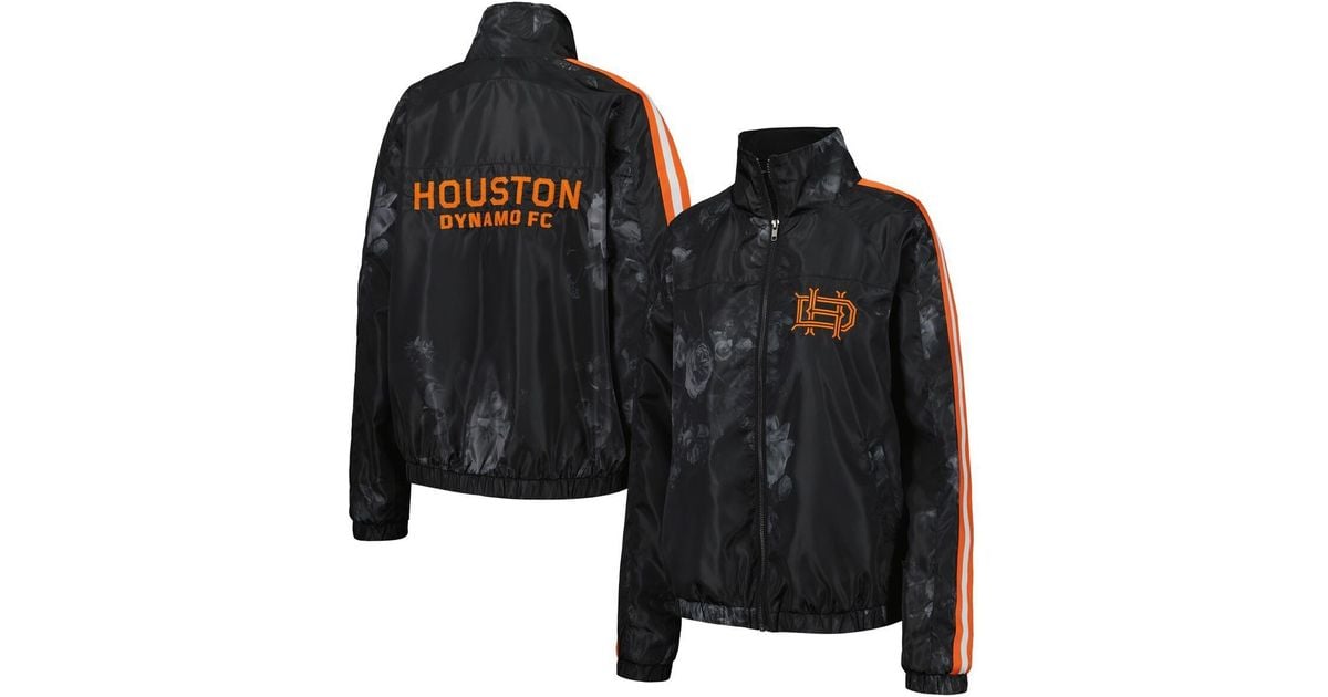 The Wild Collective Houston Dynamo Fc Full-zip Track Jacket in Black | Lyst