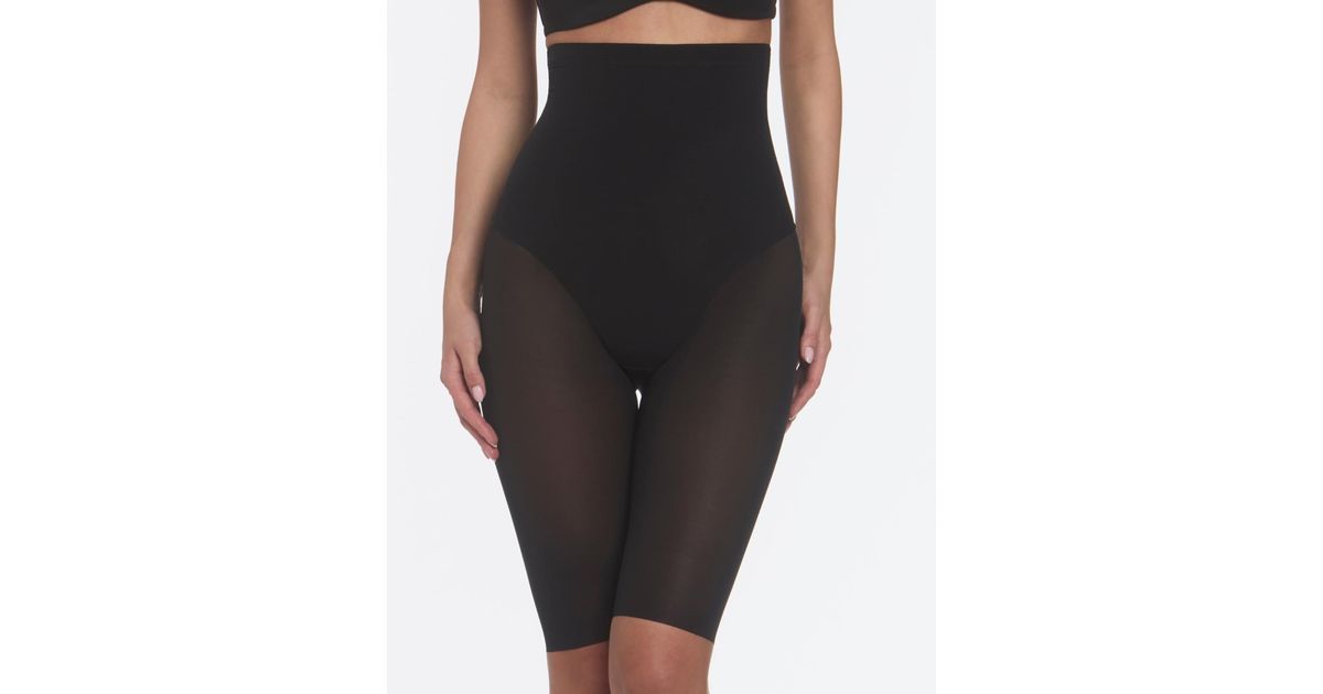 Dominique Melanie Firm Control High Waist Thigh Shaper in Black | Lyst