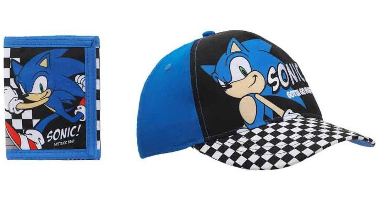 Sonic The Hedgehog Character & Checkered Patterns 2-piece Curved ...