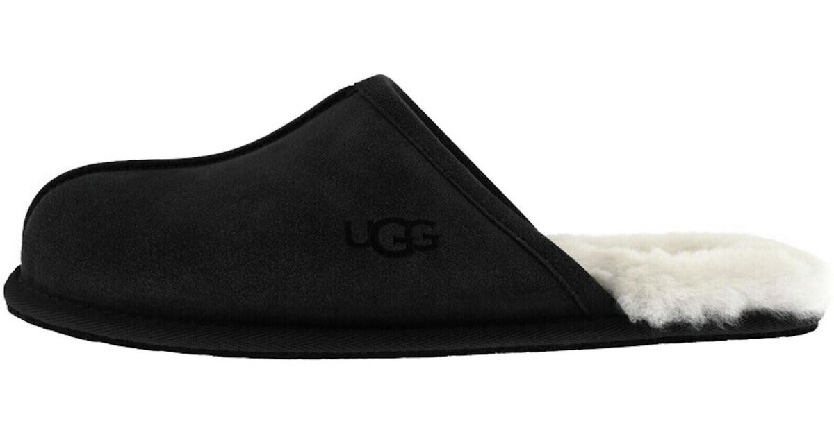 UGG Scuff Slippers in Black for Men | Lyst UK