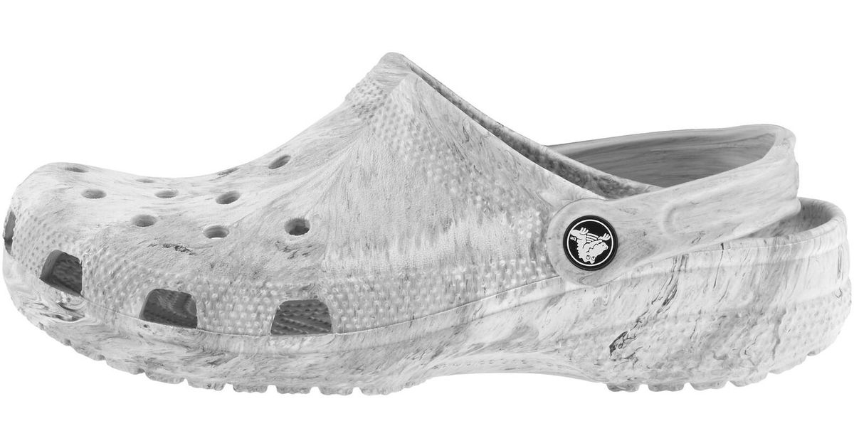 Crocs™ Classic Marbled Clogs Swirl in Gray for Men | Lyst