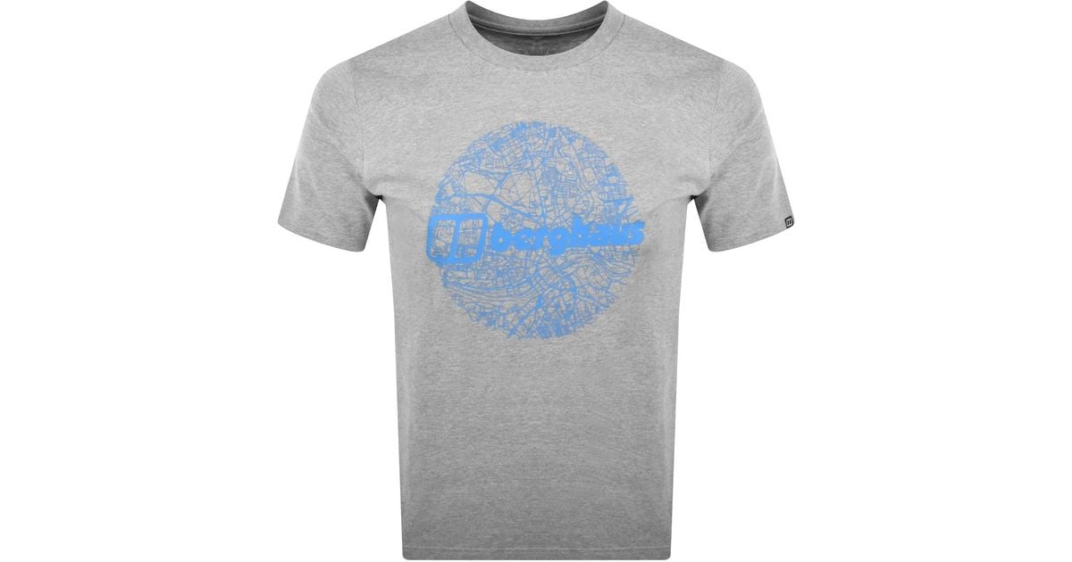 Berghaus Map Of The Moon T Shirt in Blue for Men | Lyst UK