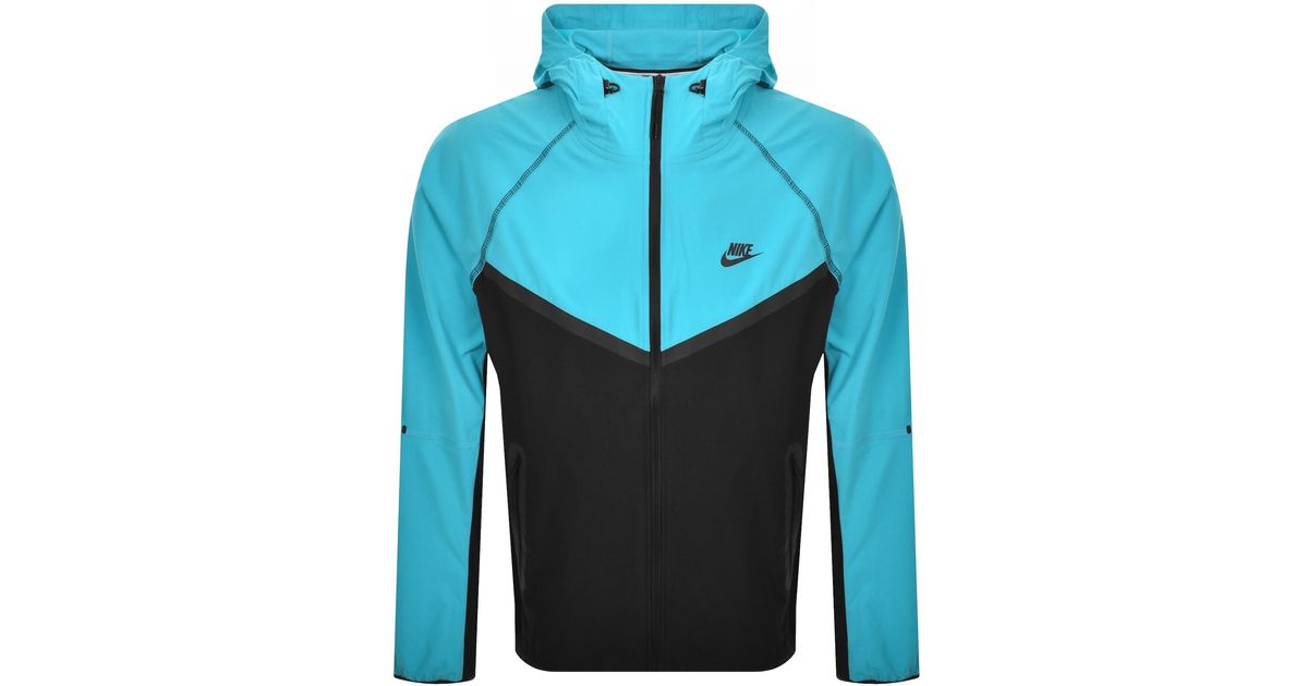 Nike Tech Woven Windrunner Jacket in Blue for Men | Lyst UK
