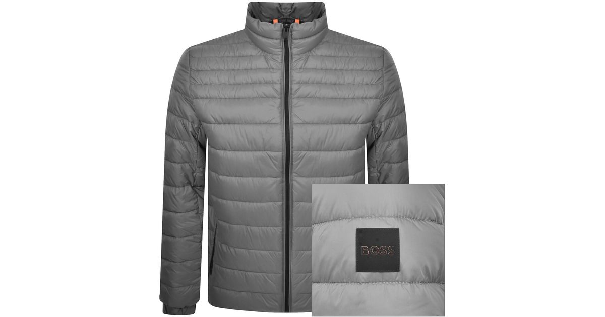 BOSS Boss Oden2 Jacket in Grey for Men | Lyst UK