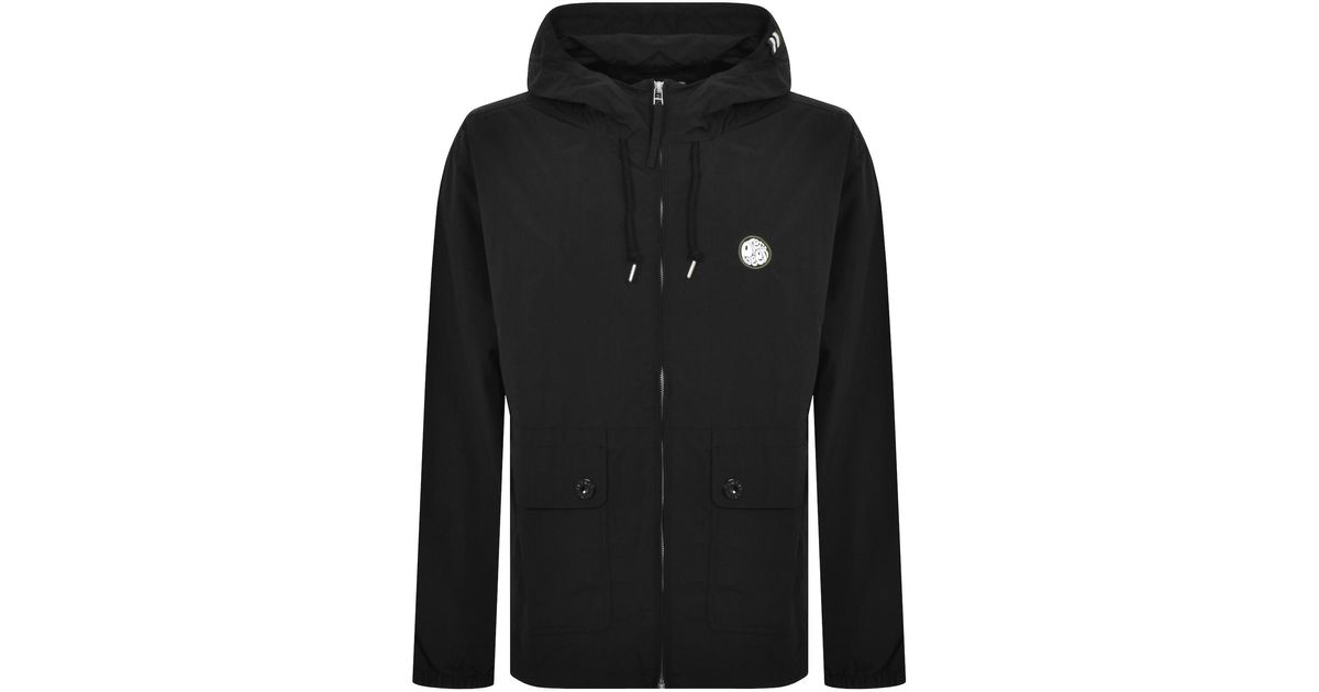 Pretty Green Live Forever Oversized Jacket in Black for Men | Lyst