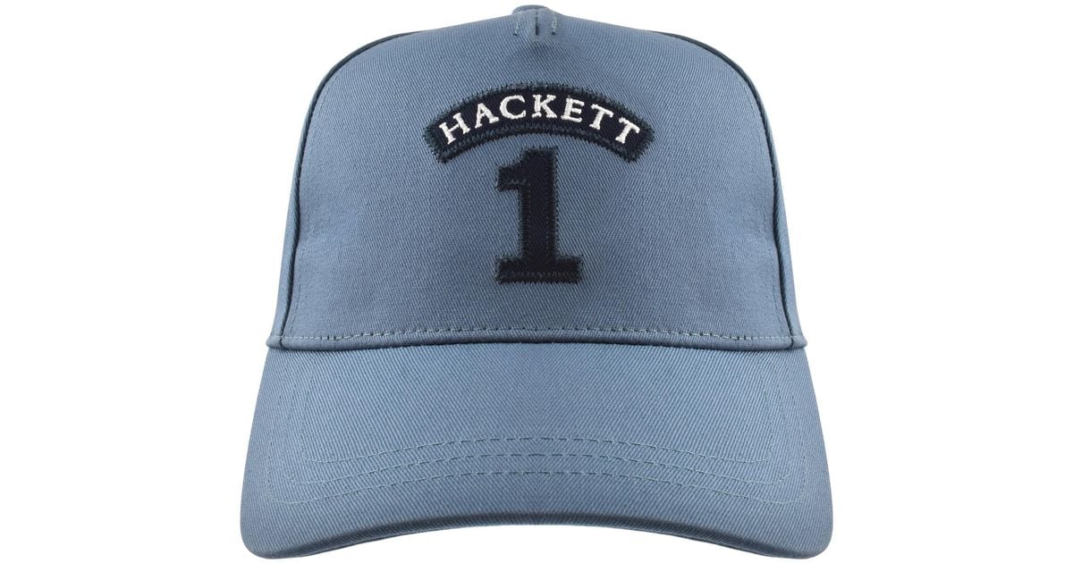 Hackett London Heritage Number Cap in Blue for Men | Lyst UK