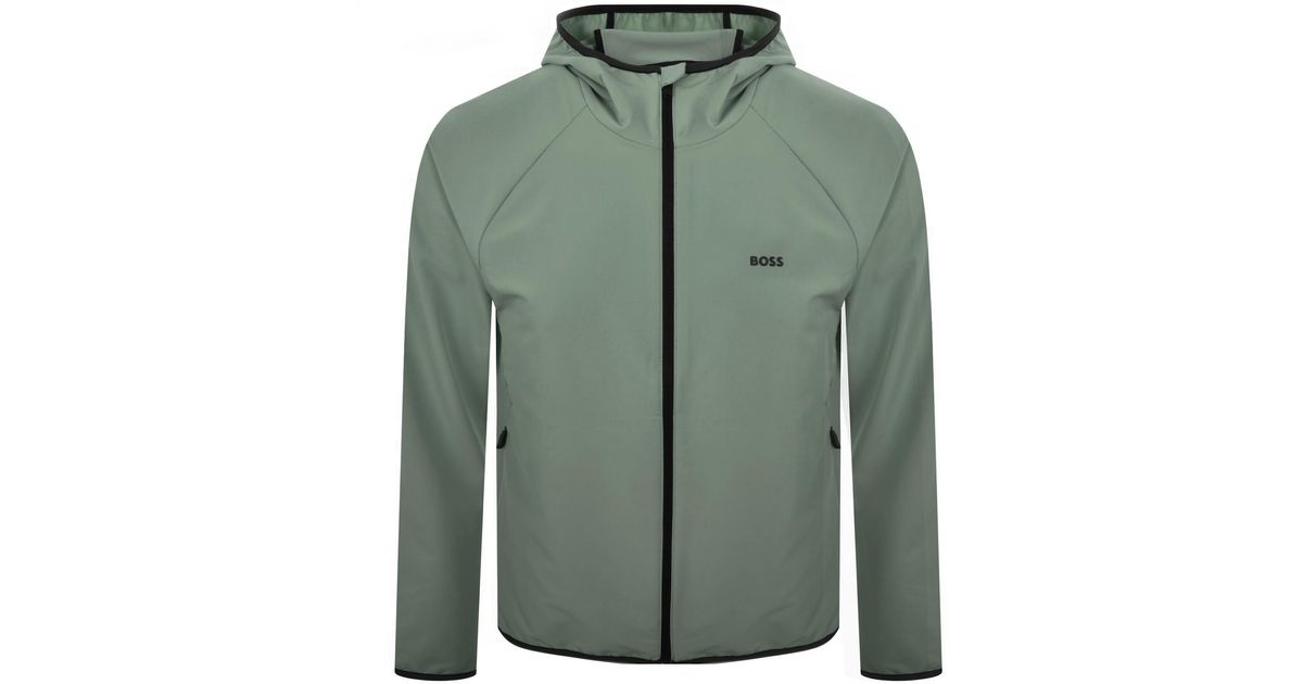 BOSS Boss L Commuter Jacket in Green for Men | Lyst UK