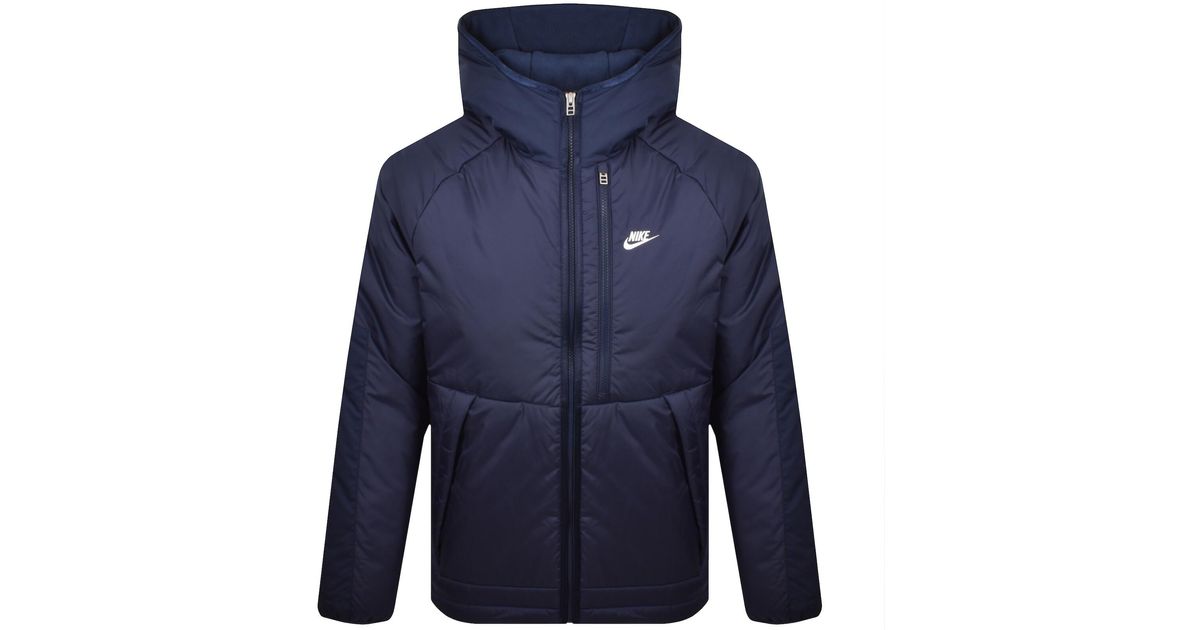 Nike Logo Puffer Jacket Midnight in Blue for Men | Lyst UK
