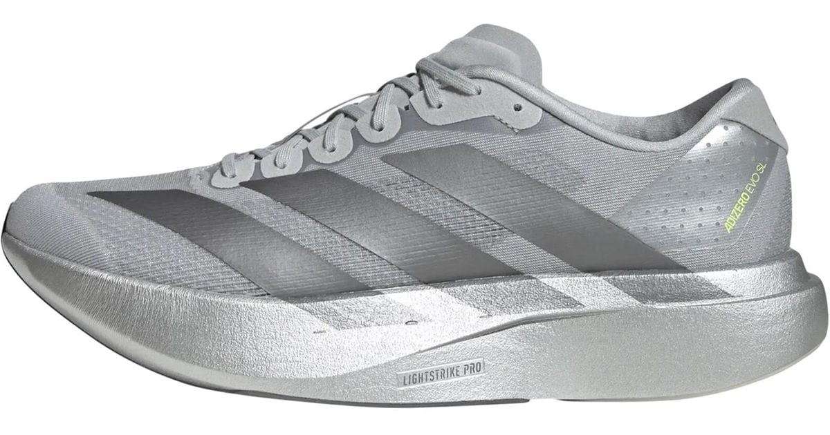 adidas Adizero Evo Trainers in Gray for Men | Lyst