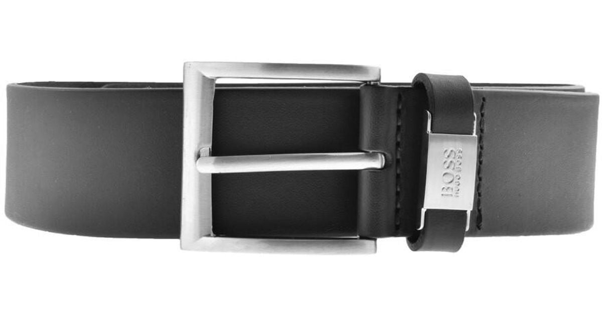 BOSS BUSINESS Boss Connio Belt in Black for Men | Lyst UK