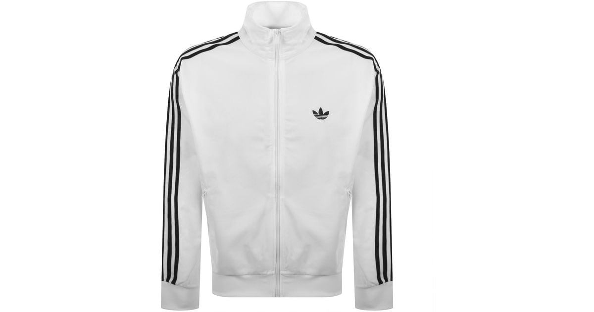 adidas Originals Firebird Track Top in Grey for Men | Lyst UK