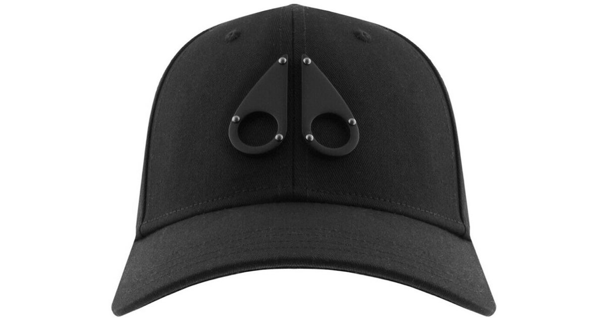 Moose Knuckles Logo Icon Cap in Black for Men | Lyst