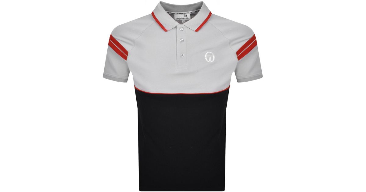 Sergio Tacchini Cambio Polo High Rise in White for Men | Lyst