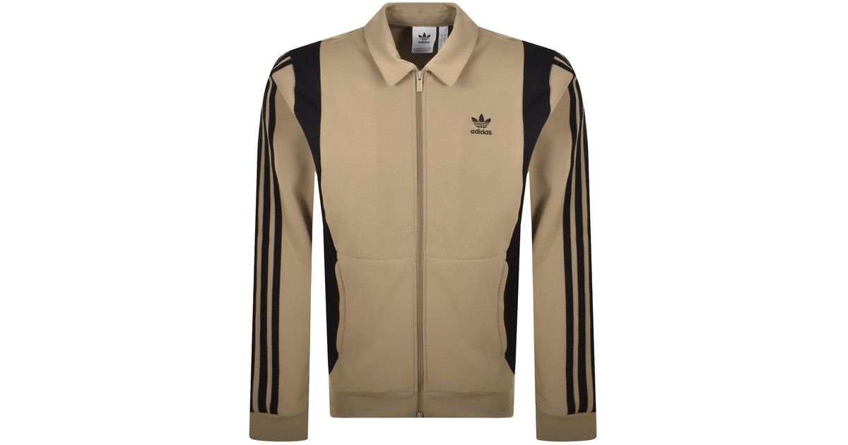 adidas Originals Adidas Adicolour Panel Track Top in Green for Men ...