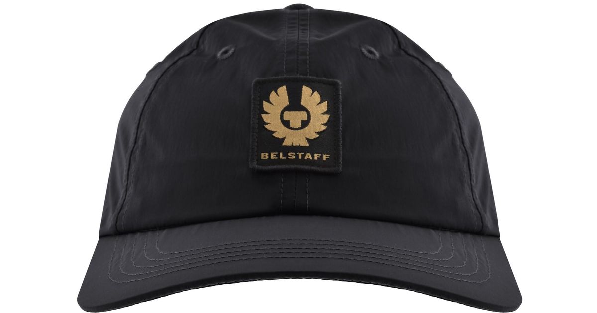 Belstaff Ripple Shell Cap Dark Ink in Black for Men | Lyst UK