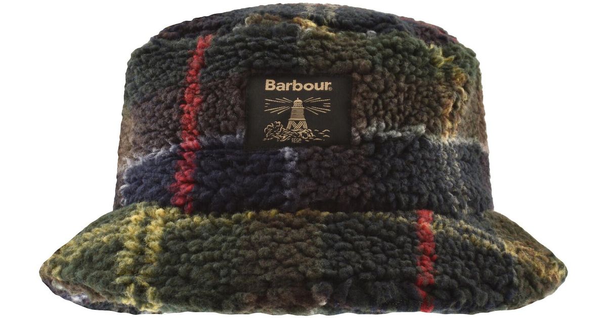 Barbour Field Bucket Hat in Green for Men | Lyst UK