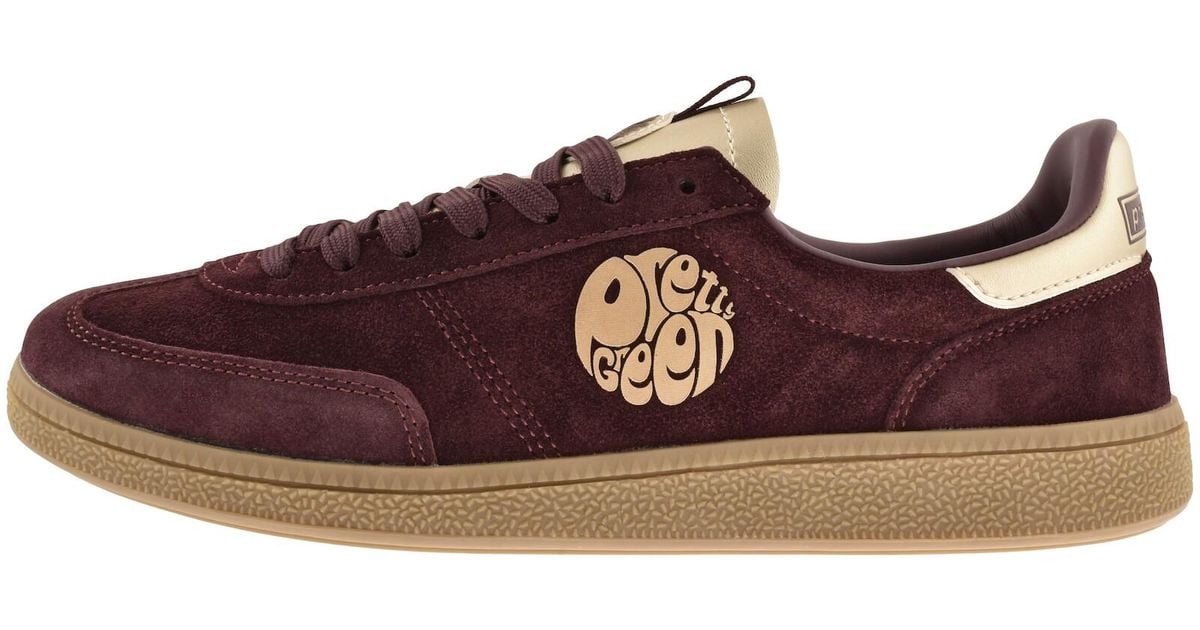 Pretty Green Reunion Ramblas Trainers in Brown for Men | Lyst UK
