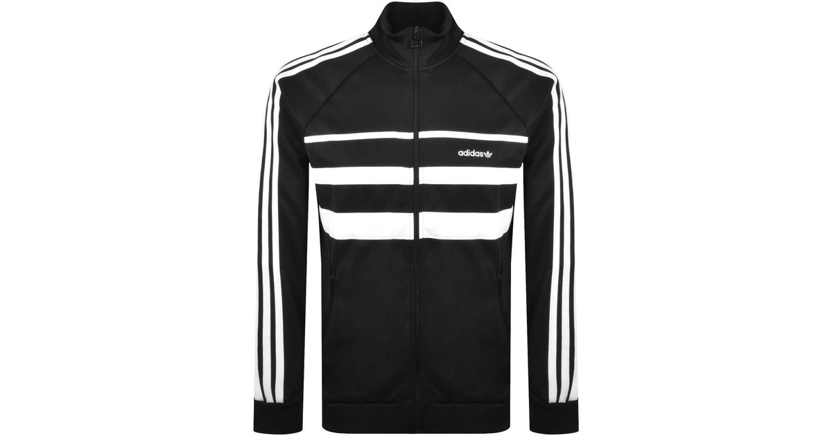 adidas Originals The First Track Top in Black for Men | Lyst UK