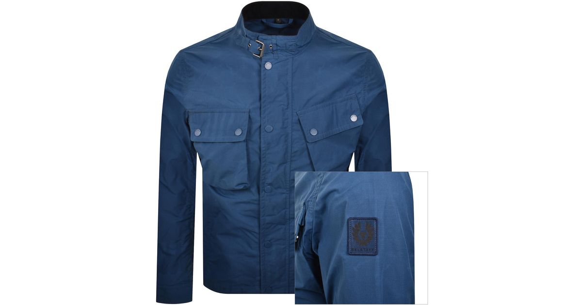 Belstaff Service Racemaster Jacket in Blue for Men | Lyst