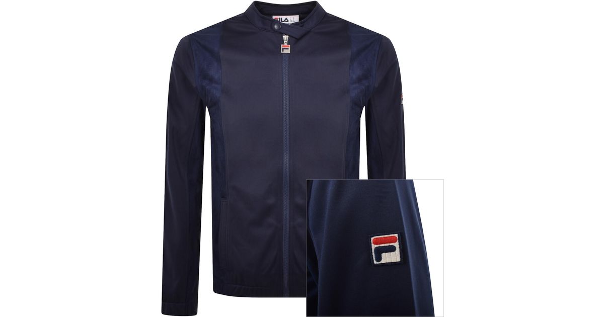 Fila Ricky Panel Track Jacket in Blue for Men | Lyst