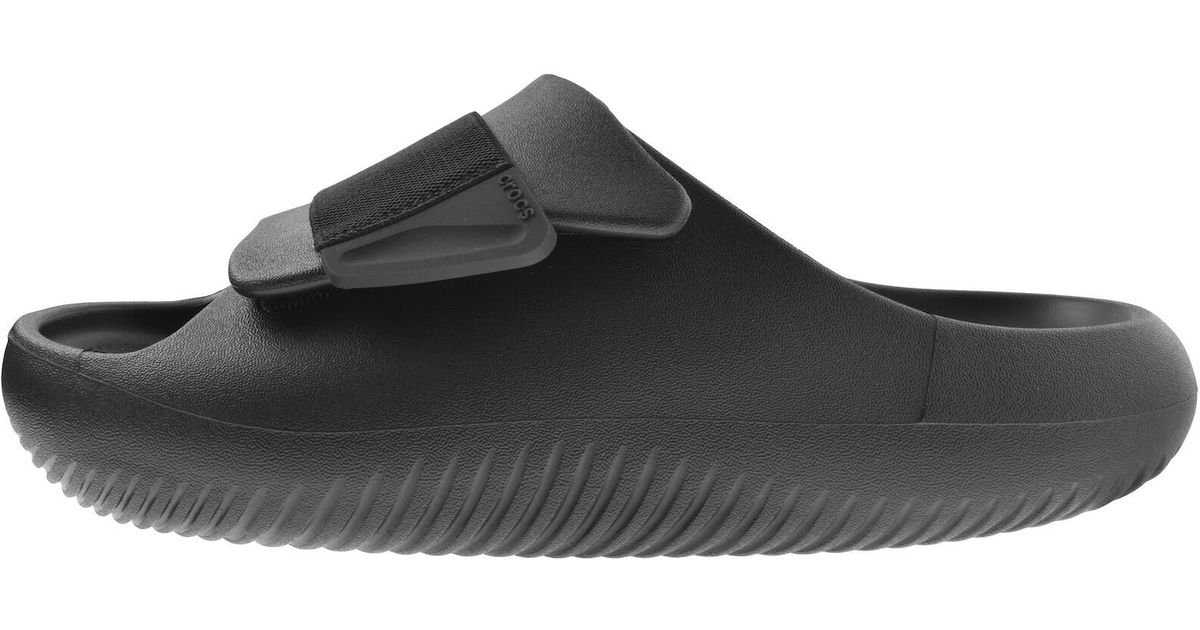 Crocs™ Mellow Luxe Recovery Sliders in Black for Men | Lyst