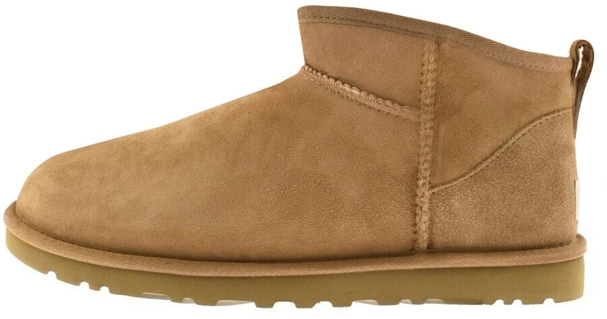UGG Classic Ultra Mini Boots in Brown for Men | Lyst