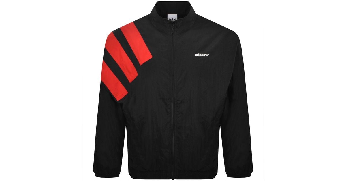 adidas Originals Arch Track Top in Black for Men | Lyst
