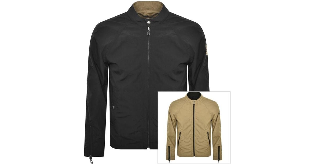 Belstaff Centenary Reversible Racer Jacket in Black for Men | Lyst