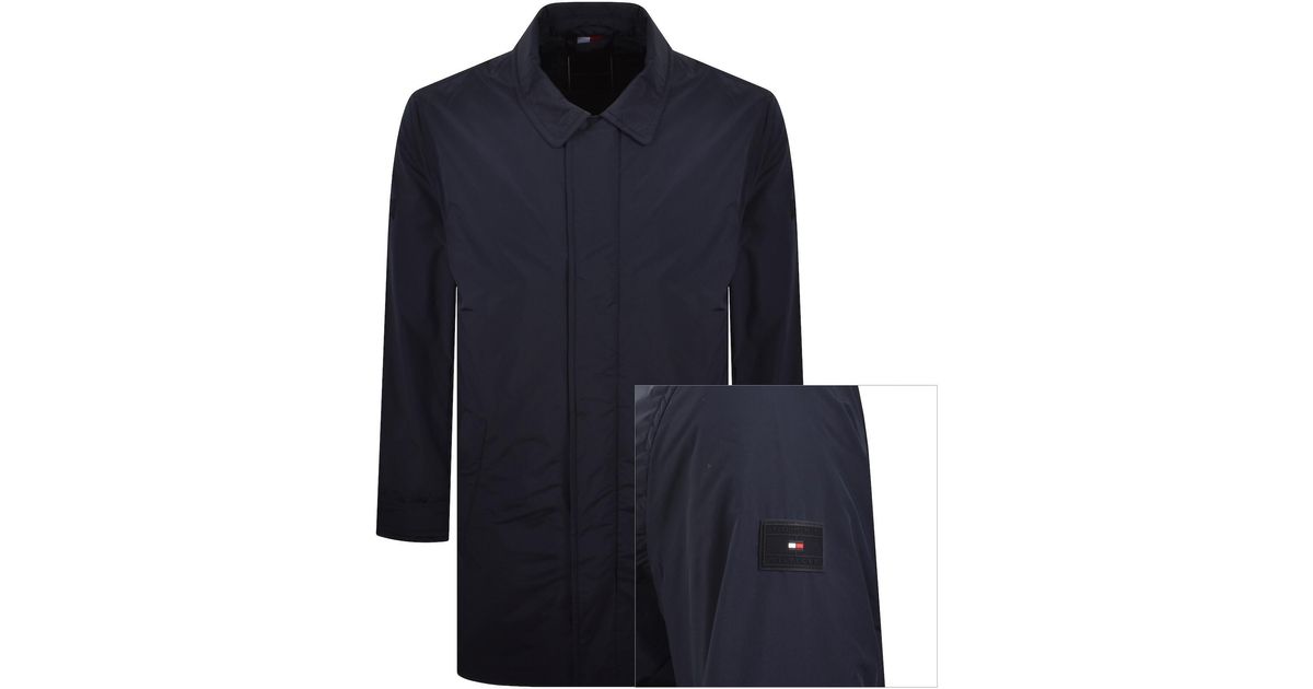 Tommy Hilfiger Packable Car Jacket in Blue for Men | Lyst UK