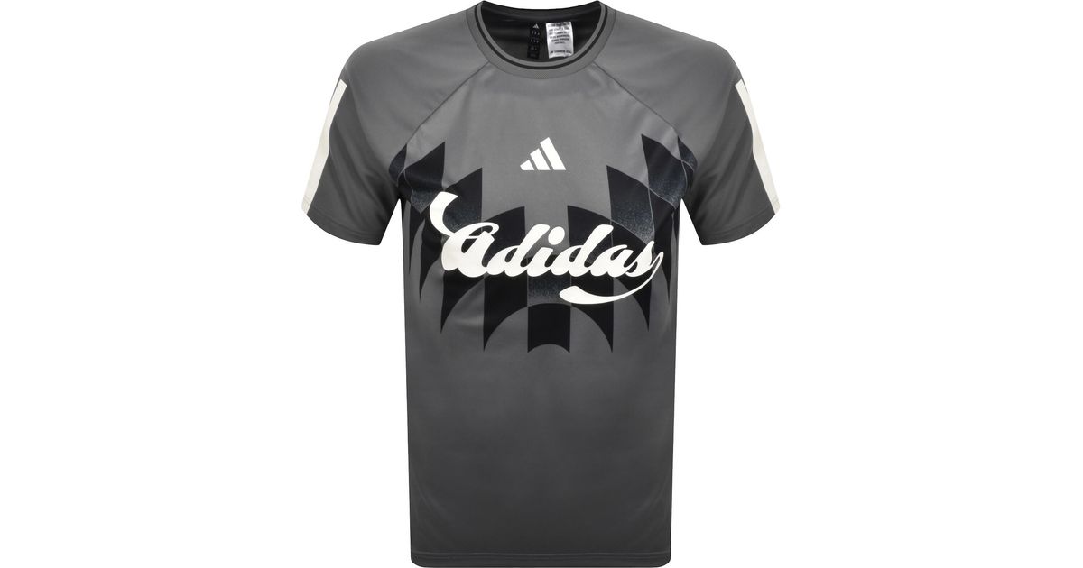 adidas X Common Goal T Shirt in Grey for Men | Lyst UK
