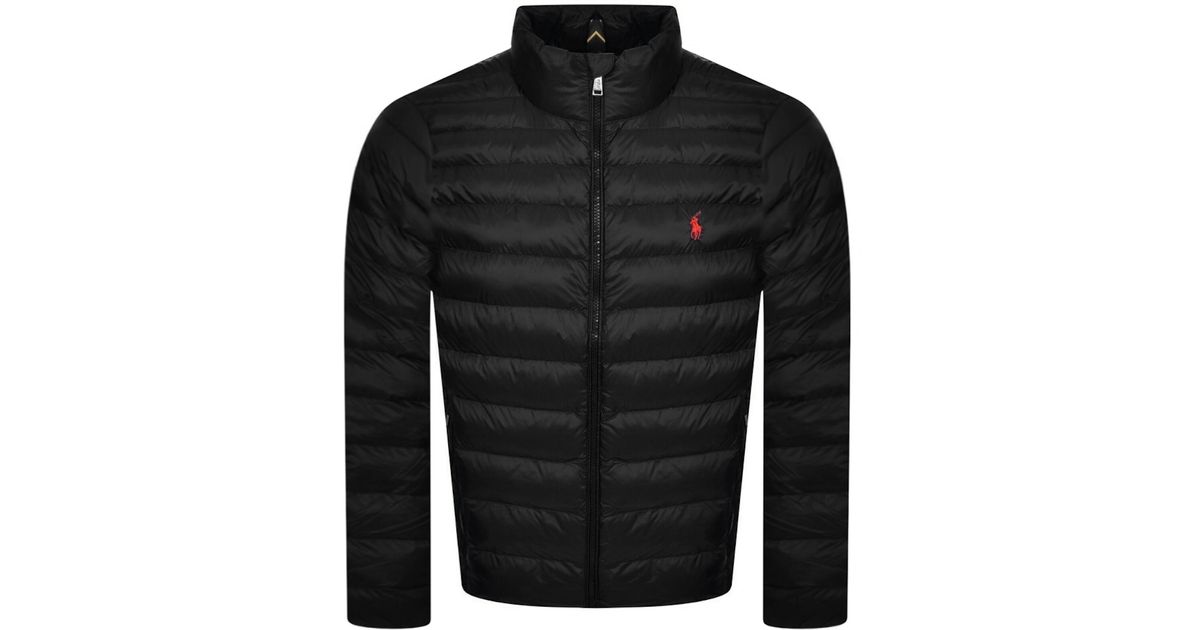 Ralph Lauren Colden Packable Jacket in Black for Men | Lyst