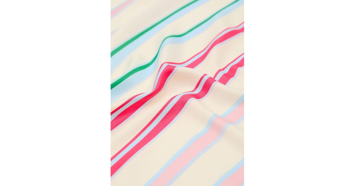 Mango Combined Striped Printed Scarf in Pink | Lyst UK