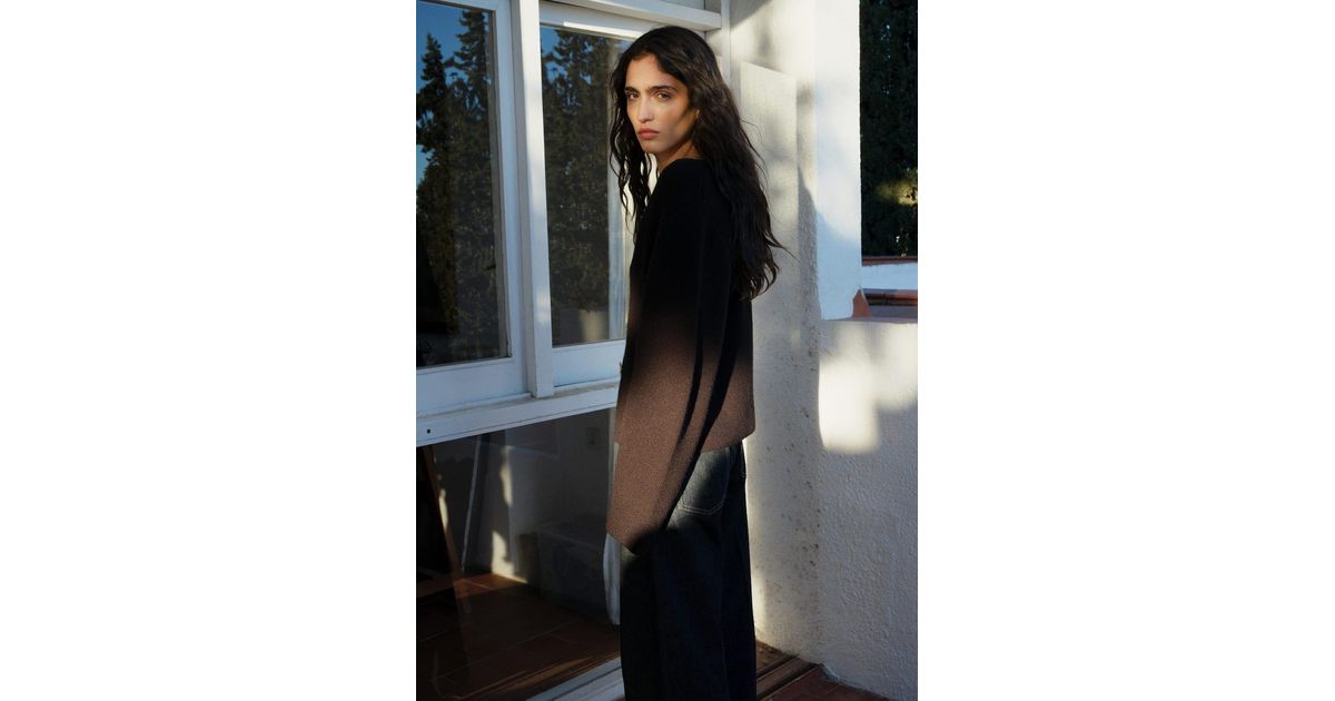 Mango Knitted Jacket With Jewel Buttons in Black | Lyst UK