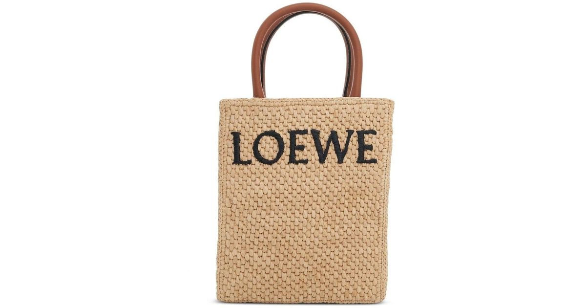Loewe Standard A4 Tote Bag in Natural | Lyst Australia