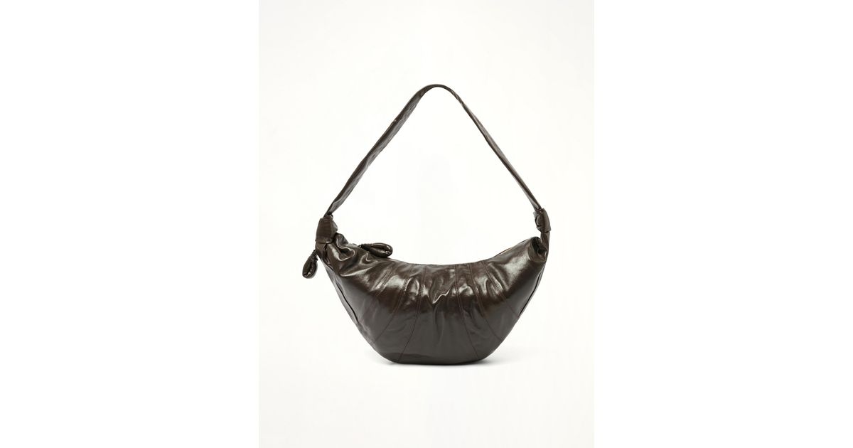 Lemaire Large Croissant Bag, 100% Cotton in Brown | Lyst UK