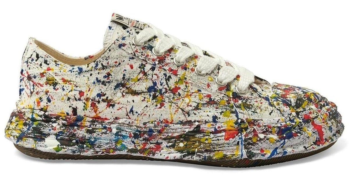 Maison Mihara Yasuhiro Peterson 23 Og Paint Splatter Sneakers, 100% ...